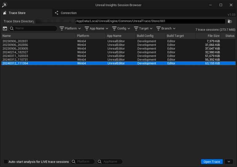 【UE5】Unreal Insightsを使ってみた | OX ENGINEER STUDIO | C&R Creative Studios